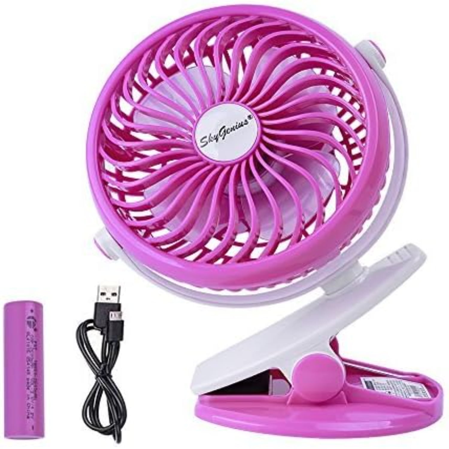 Skygenius Battery Operated Clip On Fan For Bay Stroller Usb