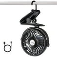 Skygenius Rechargeable Mini Fan Battery Operated Clip On Fan Portable