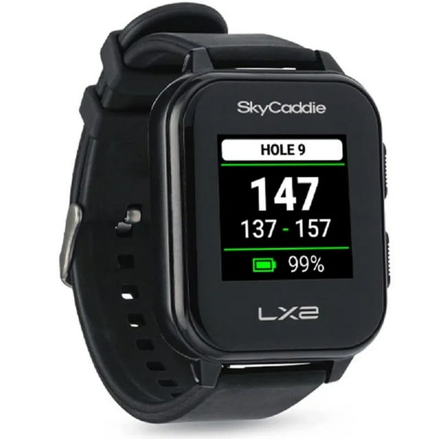 SkyGolf SkyCaddie LX2 GPS Range Finder Watch - Black, Distance Device ...