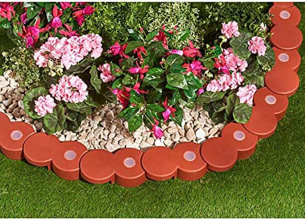 SkyMall Solar Border Panels (12 Pieces) for Garden and Pathway ...