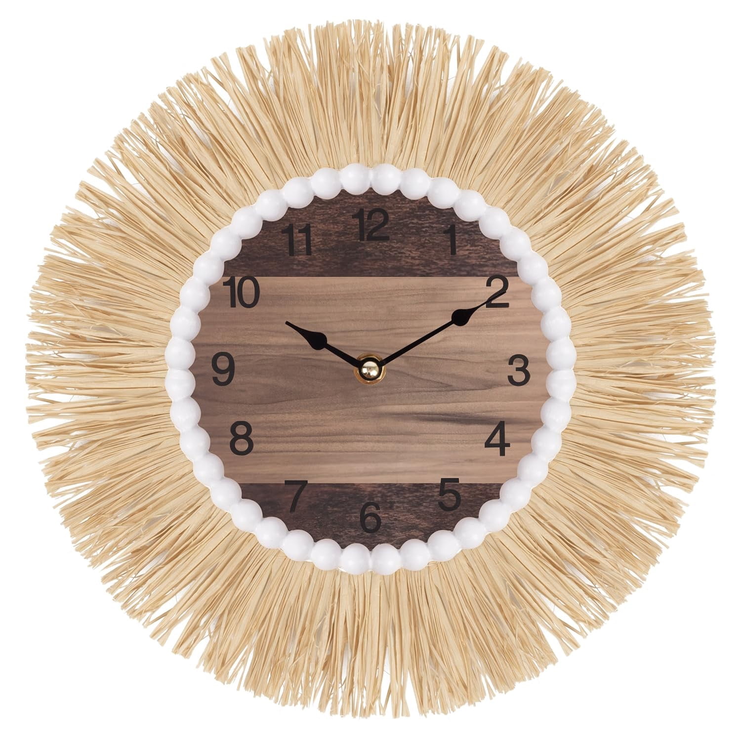 SkyNature Wall Clock for Living Room Decor, Small Boho Wall Clocks ...