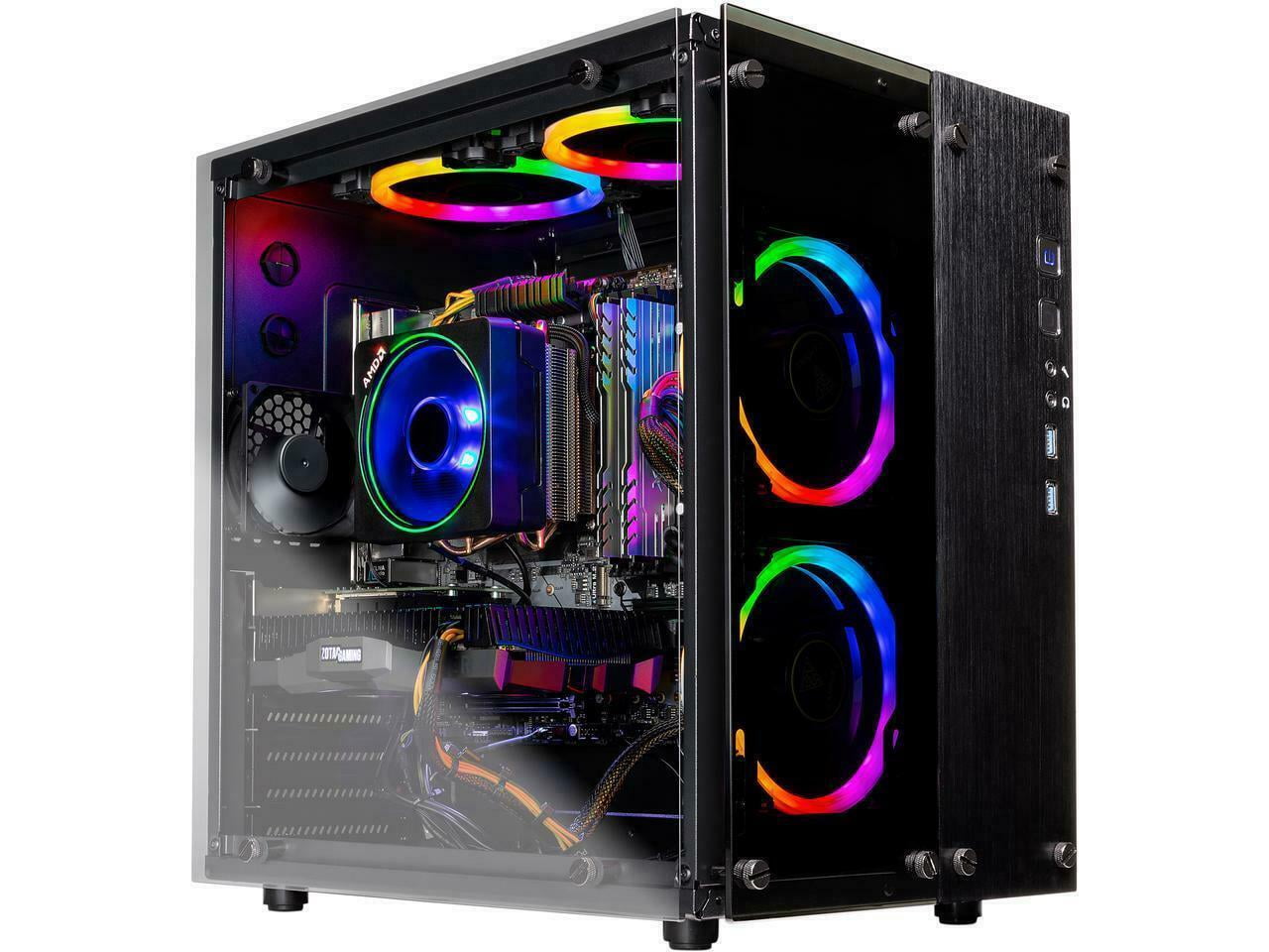 SkyTech Gaming Desktop ST-LEGACY-II-2700-2070-16G3-1SSD Ryzen 7 2nd Gen ...