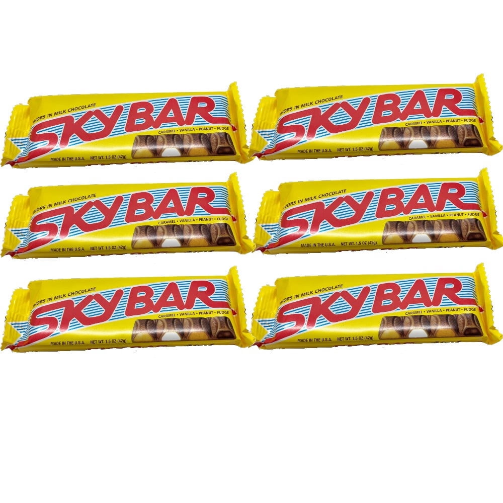 skybar Chocolate Candy Bar, Milk Chocolate, 4 Flavor Fillings, 1.5 oz ...