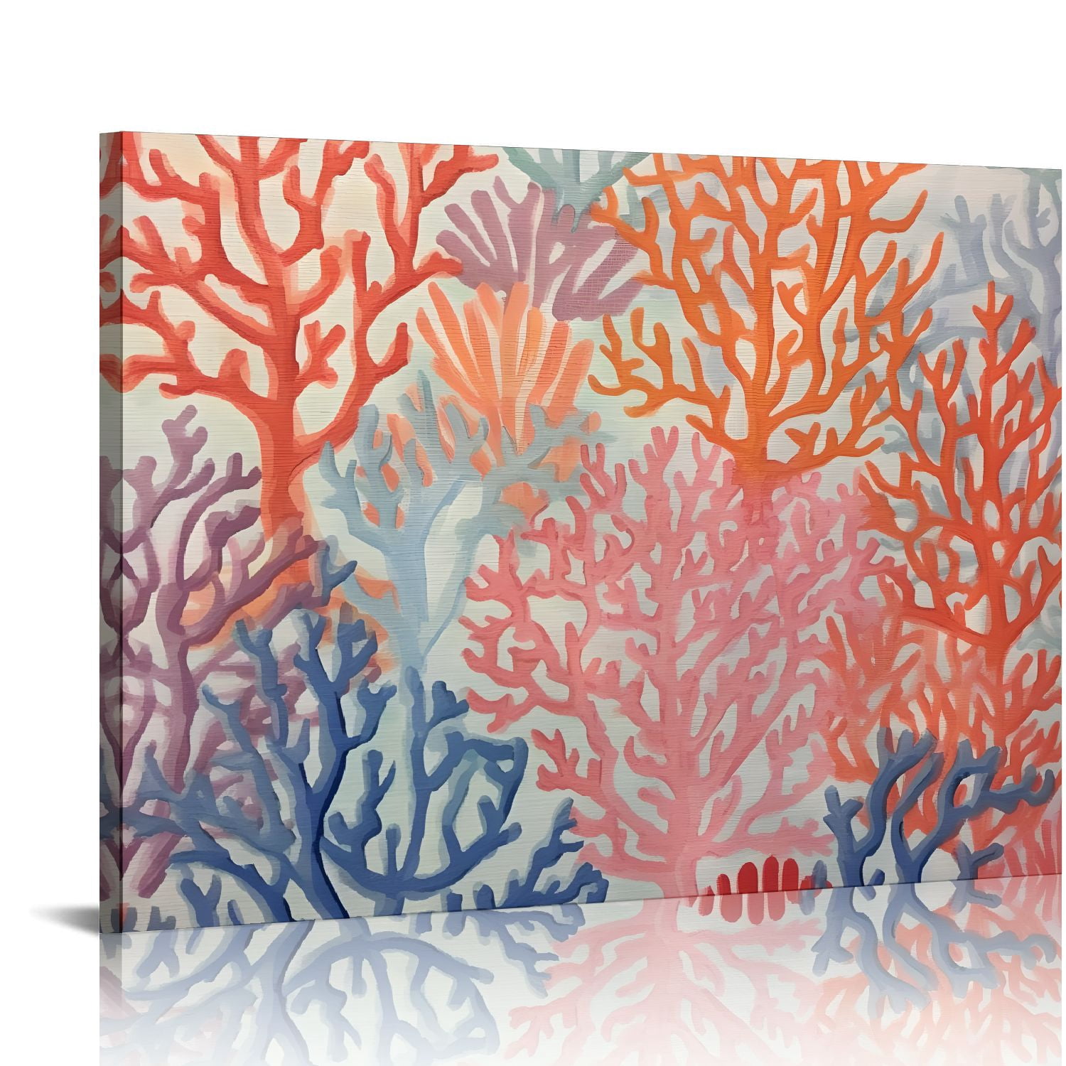 Skybluee Coral Reef Decorative Art Modern Canvas Prints for Living Room ...