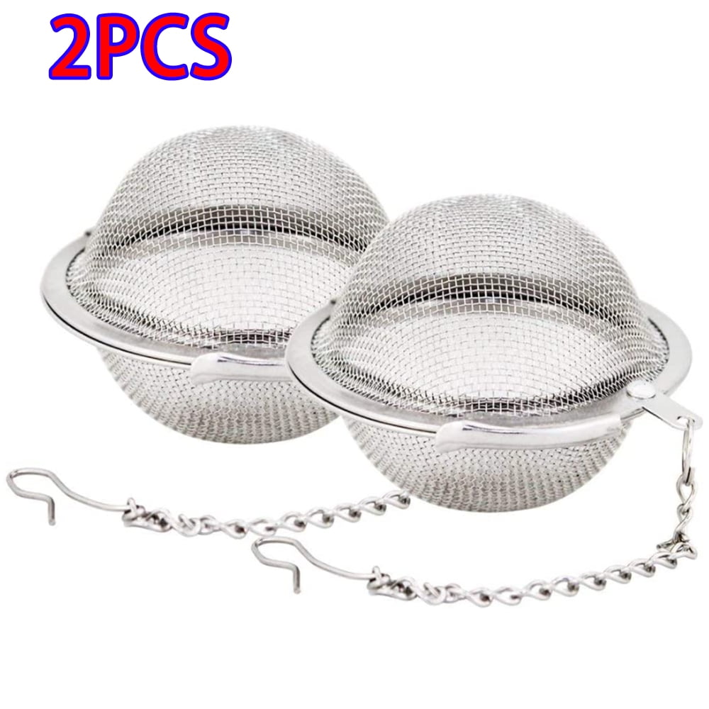 Skycarper 2PCS Stainless Steel Tea Ball for Loose Tea, Reusable Tea ...