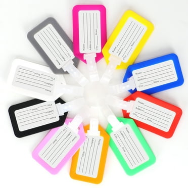 Premium Colored Luggage Tags for Luggage, Travel Bags & Suitcases by ...