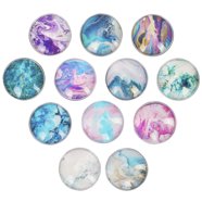 Swirl Circle Refrigerator Magnet Stickers Square Fridge Magnetic for ...