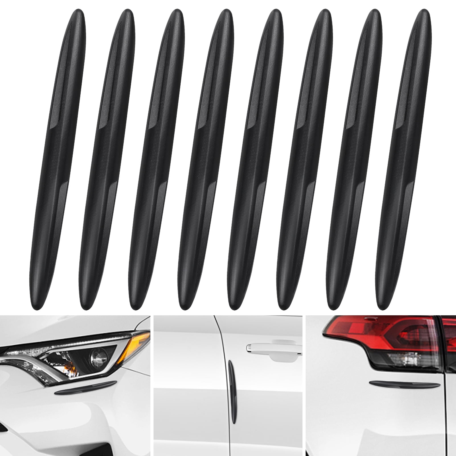Skycase (8 Packs) Car Side Door Edge Guards Protector, Soft PVC ...