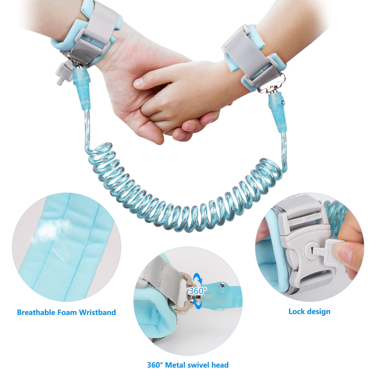 Skycase 2.0M Anti Lost Wrist Link Belt, Hand Leash Safety Harness for ...