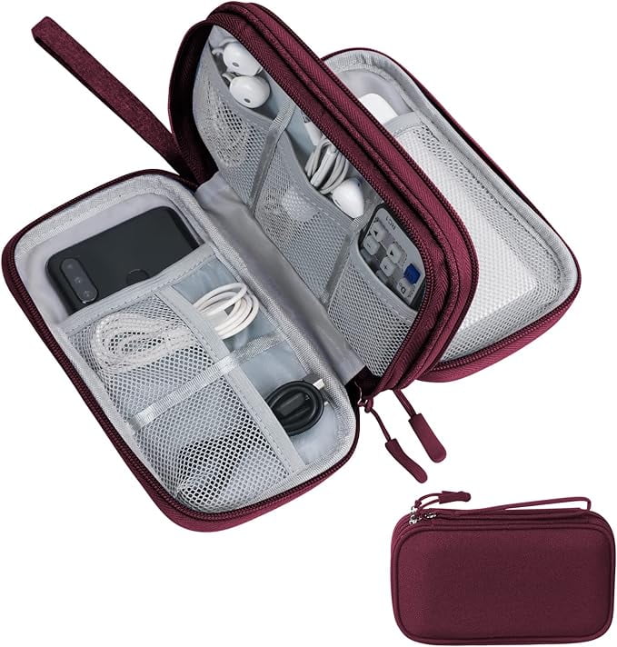 Skycase Electronic Organizer Travel Case - Waterproof Travel Cord ...