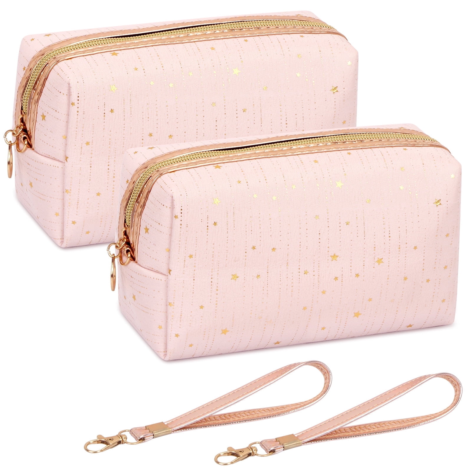 Skycase Makeup Bag, 2 Pack Cosmetic Bags,Portable Cosmetic Pouch ...