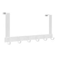 Skycase 6-Hook Over the Door Coat Rack, Heavy Duty, Aluminum Alloy ...