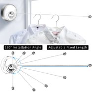 OTVIAP Retractable Clothesline, 304 Stainless Steel, Adjustable Nylon ...