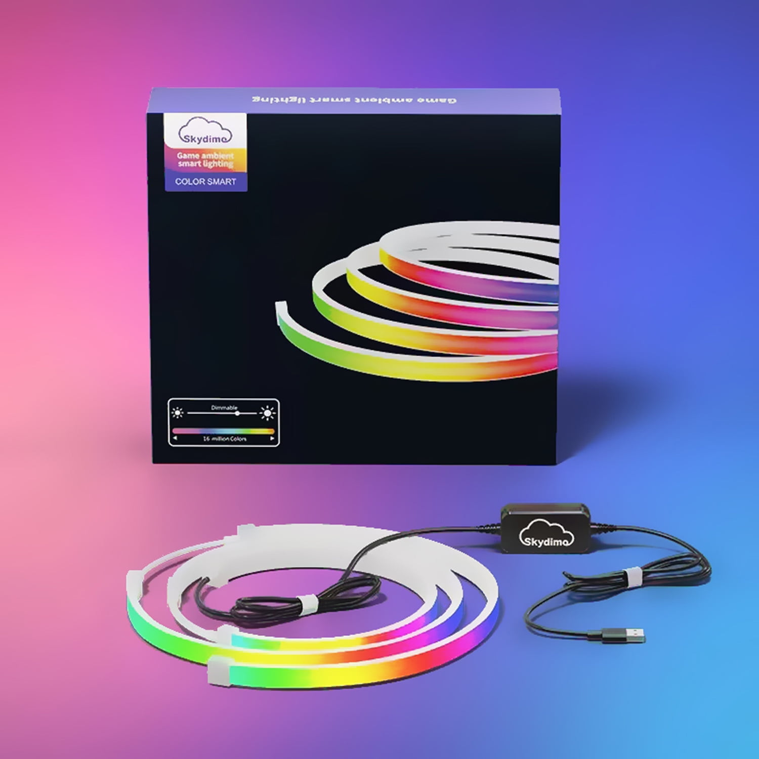 Skydimo RGB Computer Ambient Lighting Strip with Screen Sync, Gaming ...