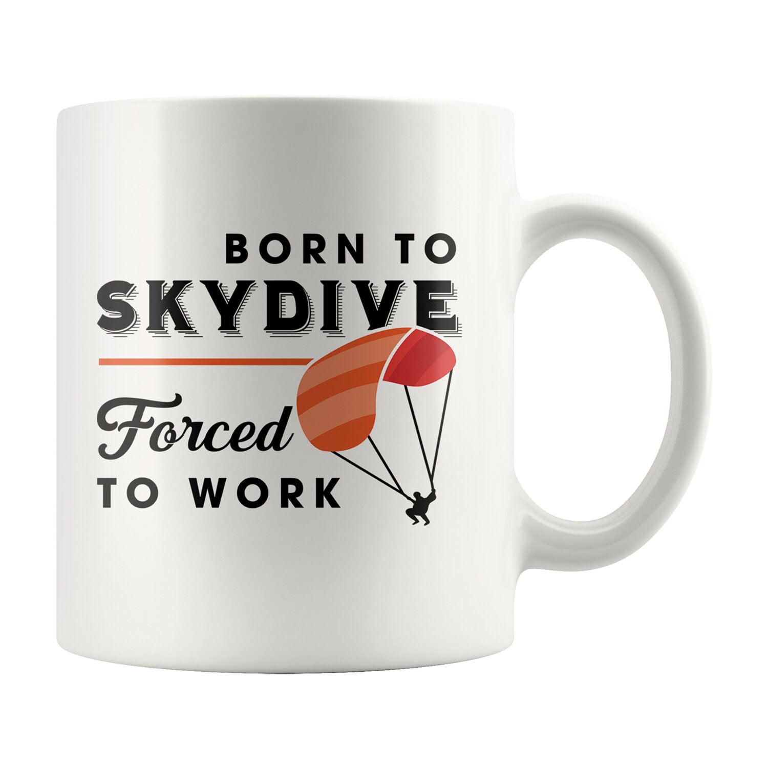 Skydiver Gift, Skydiver Mug, Born To Skydive Mug, Skydive Gift, Skydive ...