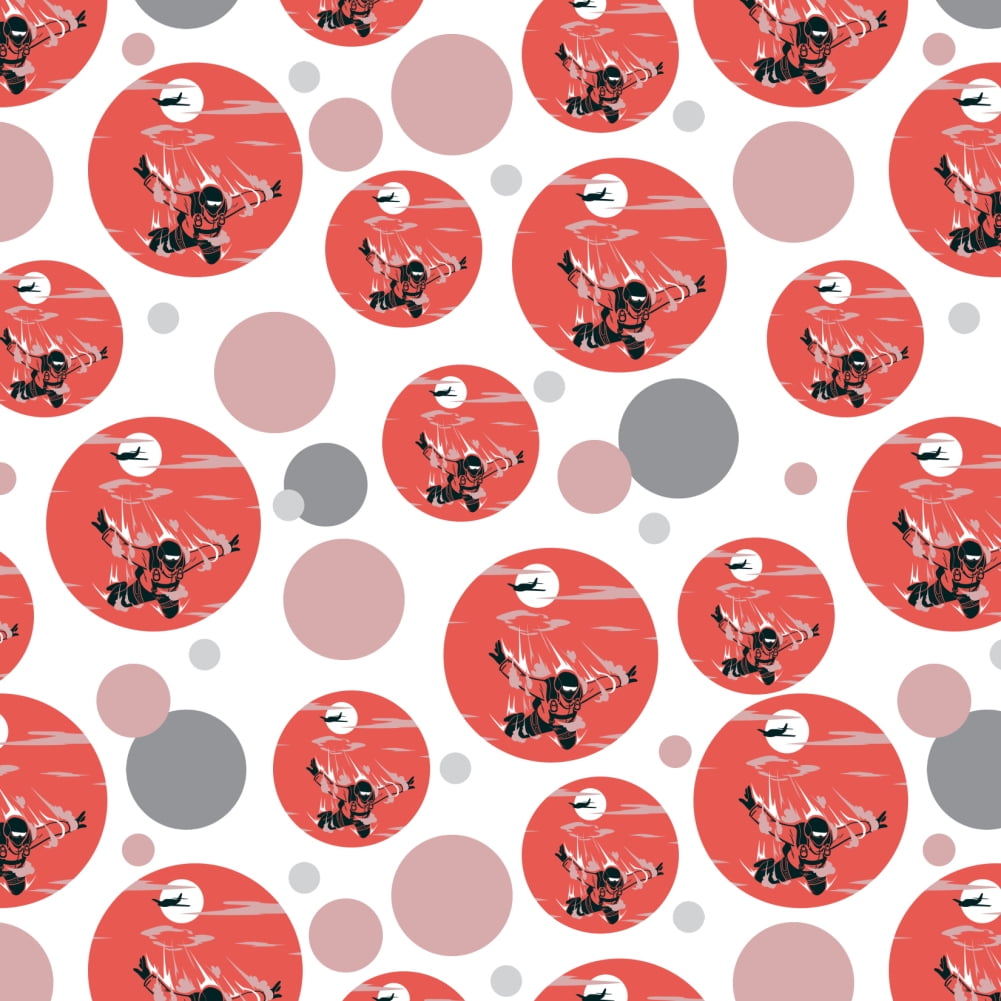 Skydiver Skydiving Out of Plane Premium Gift Wrap Wrapping Paper Roll ...
