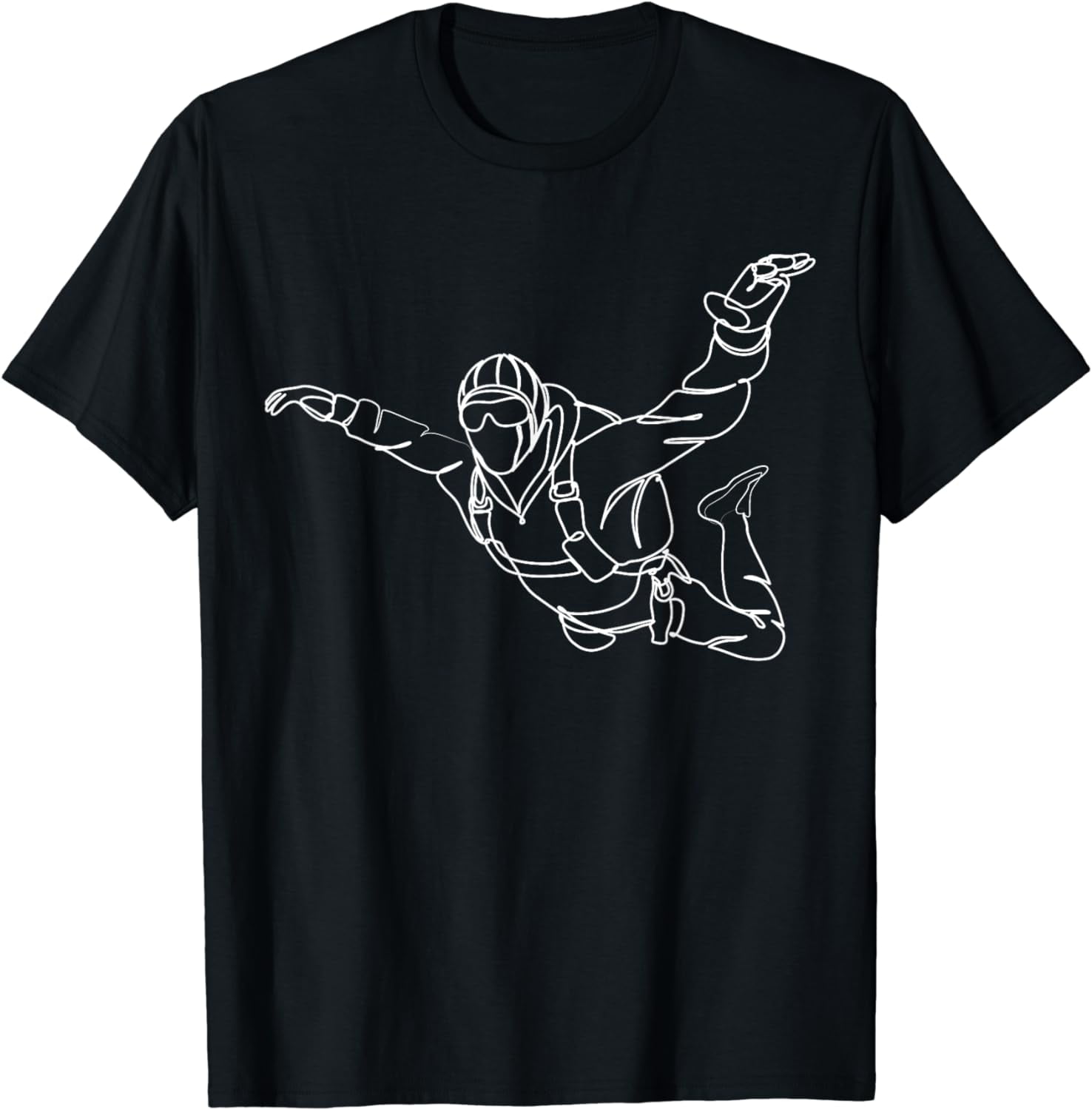Skydiver Skydiving Parachutist Parachuting T-Shirt - Walmart.com