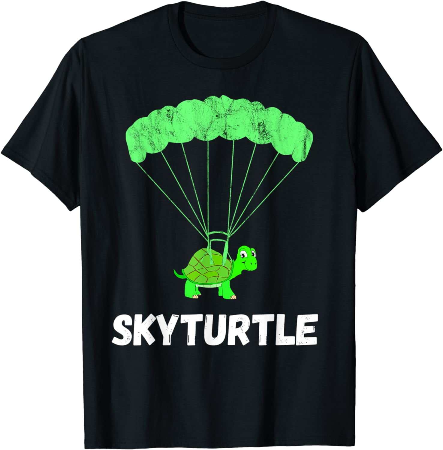 Skydiver Turtle Skydiving Parachute Jumping Funny T-Shirt - Walmart.com