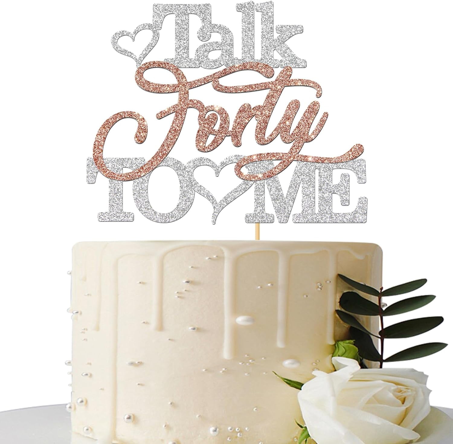 Skydiving 40th Birthday Cake Topper - Cheers to 40 Years, 40 & Fabulous ...