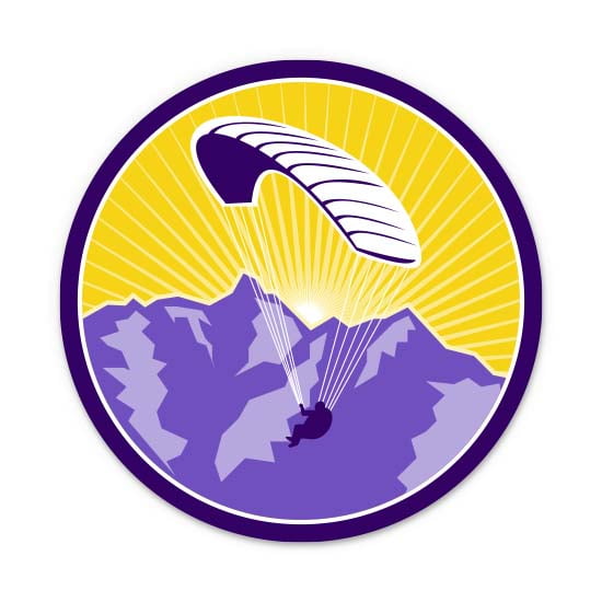 Skydiving Skydive - 5" Vinyl Sticker - For Car Laptop I-Pad ...