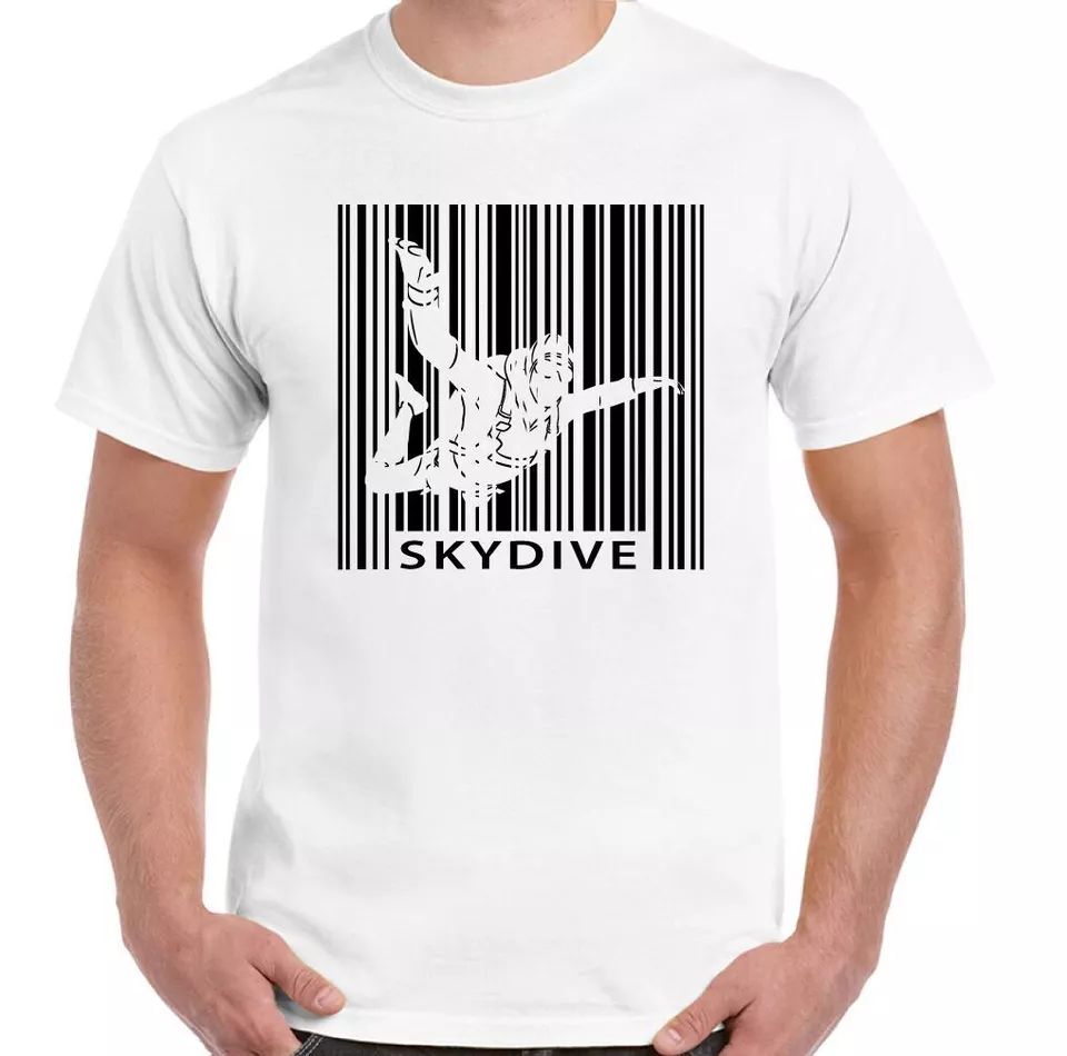 Skydiving T-Shirt Mens Funny Skydive Skydiver Free Fall Parachute ...