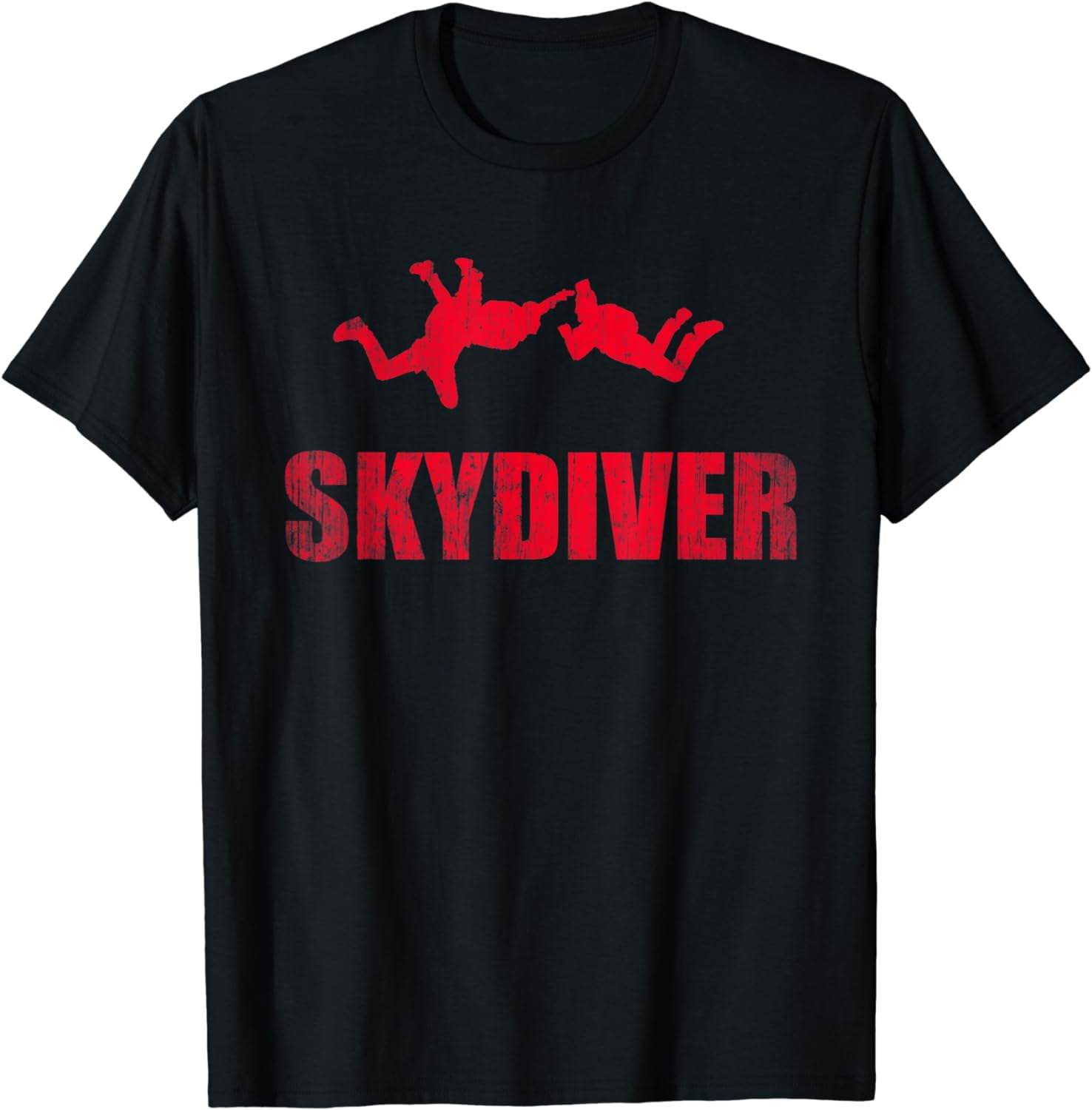 Skydiving Team Plane Jump Coach Parachute Parachutist Crew T-Shirt ...