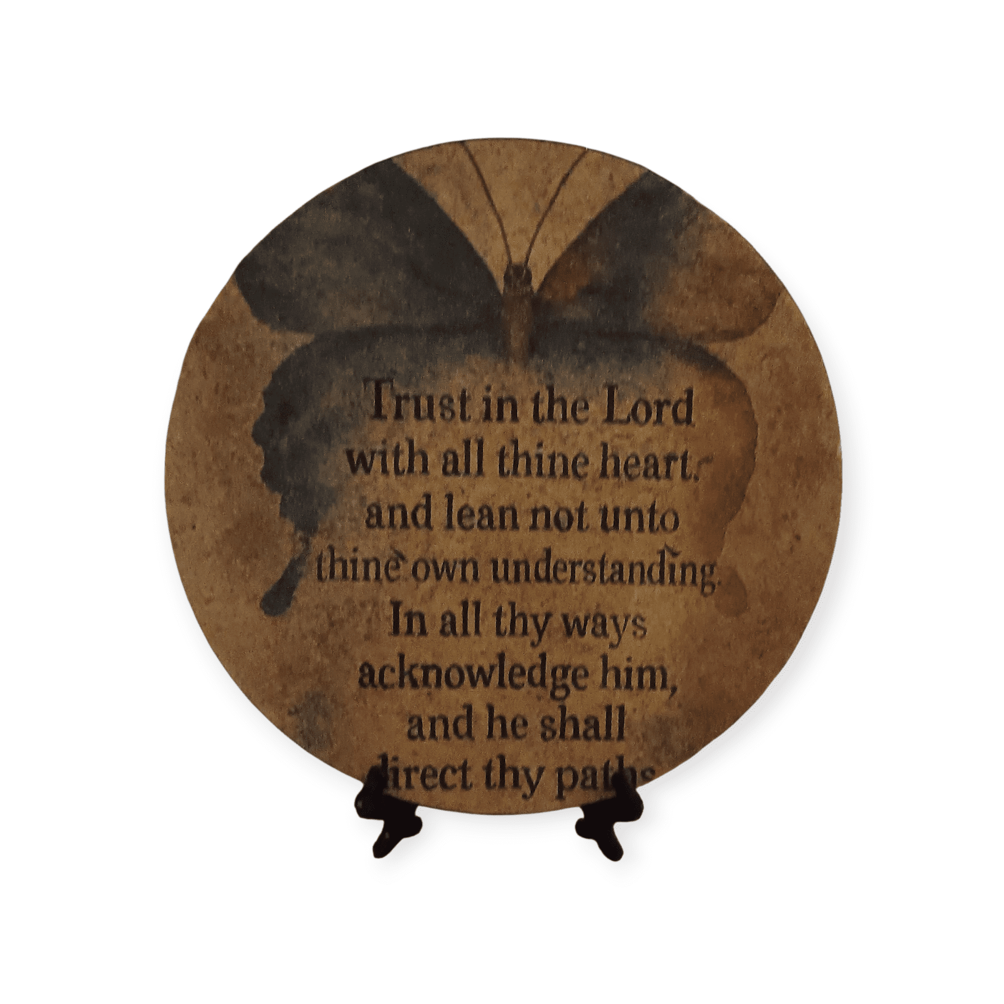 Skye's Creations Christian Round Wood Plaque - Walmart.com