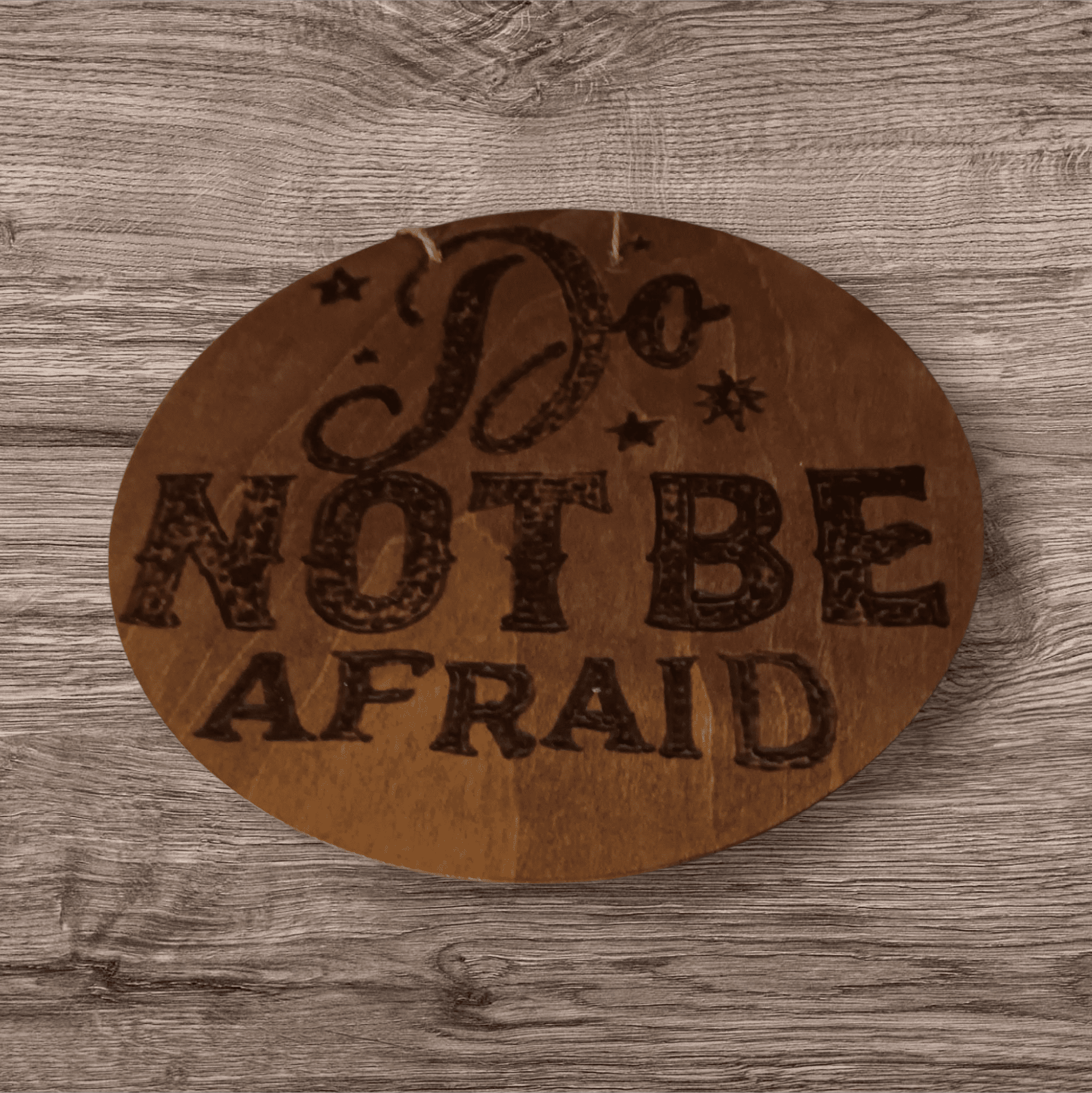 Skye's Creations Wood Hanging Sign, Do Not Be Afraid - Walmart.com