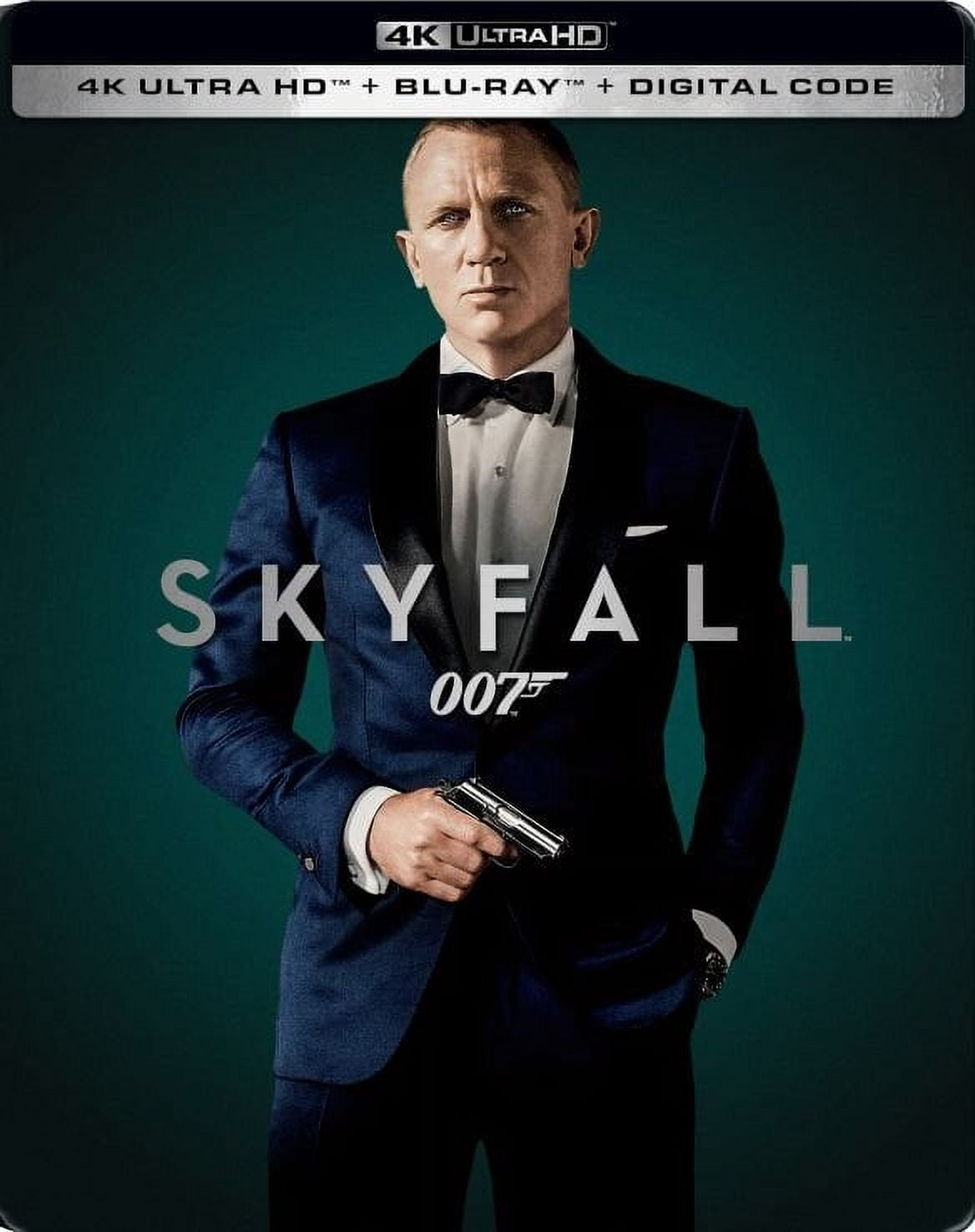 Skyfall 4K UHD Steelbook + Blu-ray Movie - Walmart.com