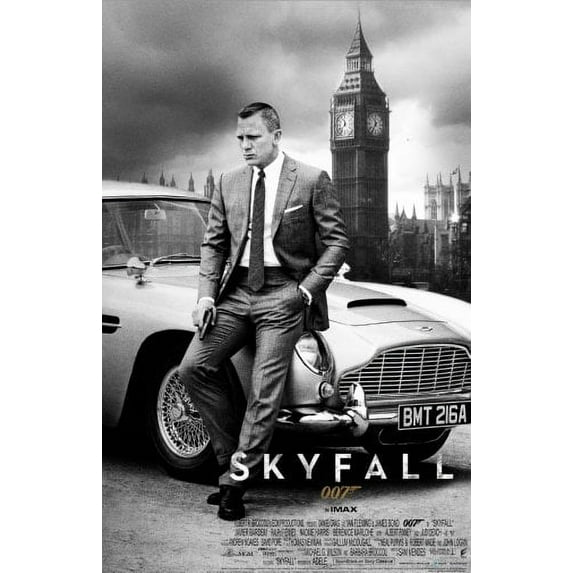 Skyfall Movie Poster Entertainment Decor Entertainment Decor Art Poster ...