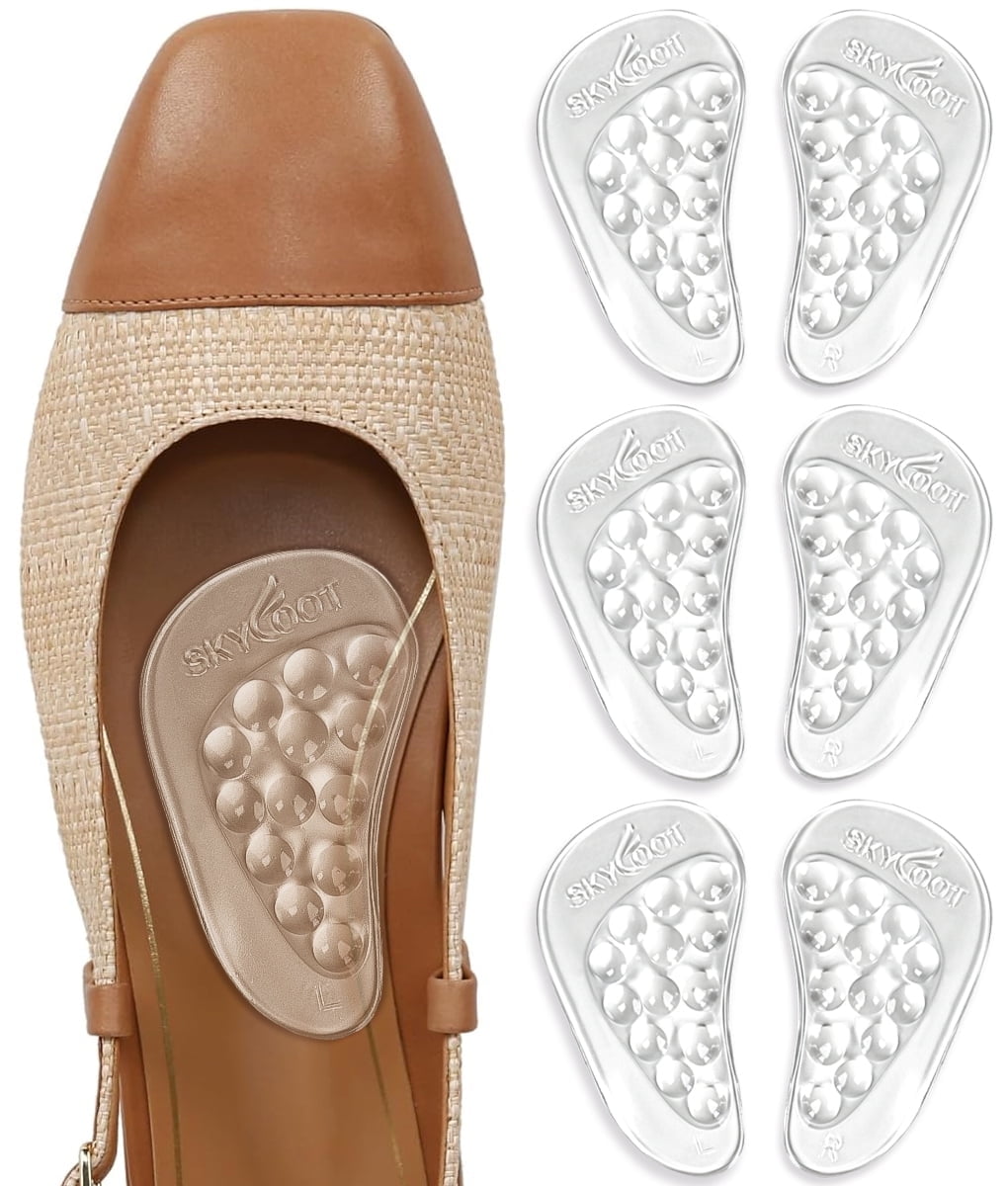 Skyfoot 3 Pairs Arch Support Inserts, Gel Arch Insoles for Flat Feet ...