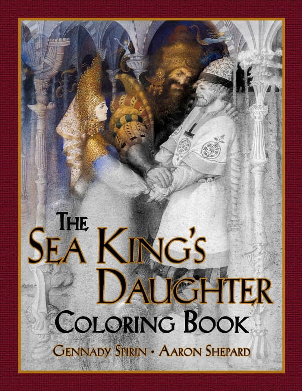 Skyhook Coloring Storybooks The Sea King's Daughter Coloring Book, Book ...