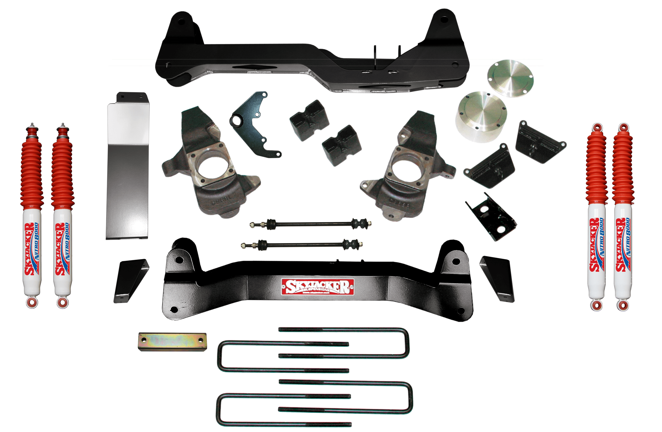 Skyjacker C9681K-NSP-N 6" Lift Kit w/Nitro Shocks for 01-10 GM /Sierra 2500/3500 Fits select ...