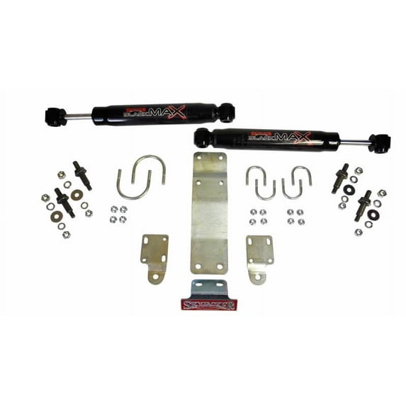 Skyjacker Dual Steering Damper Kit w/ Black Max 2007-2017 Jeep Wrangler ...