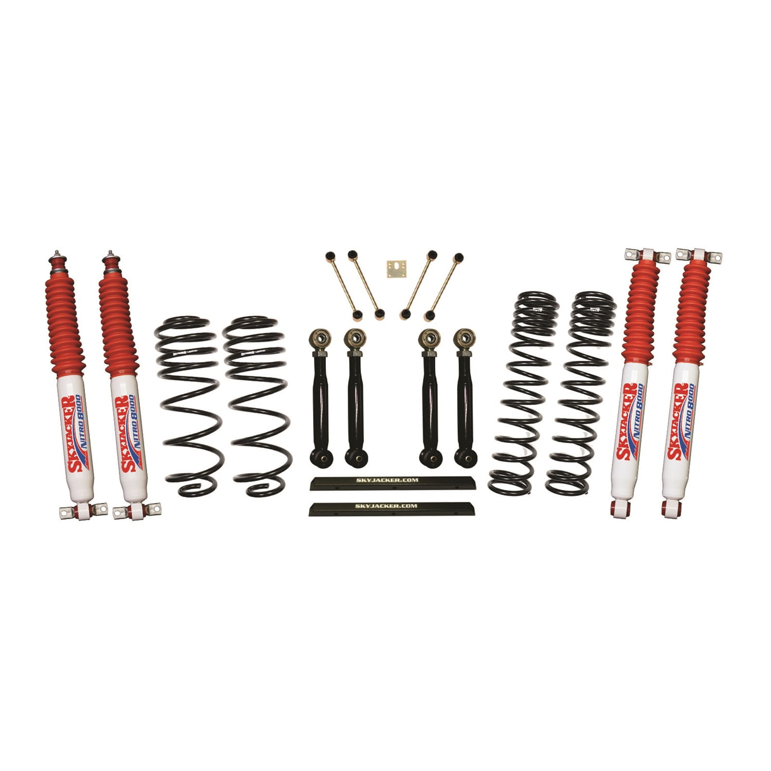 Skyjacker TJ401BPNLTX Long Travel Series Suspension Lift Kit w/Shocks ...