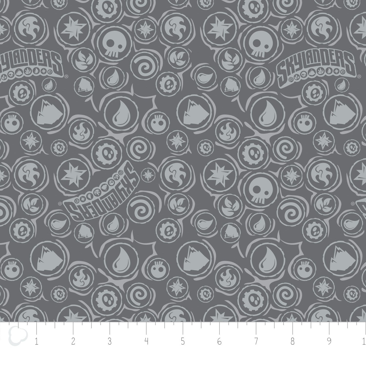 Skylander Icons Grey Cotton Fabric Sold By The Yard - Walmart.com