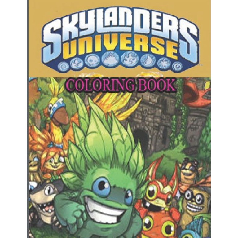 skylanders trap team coloring pages