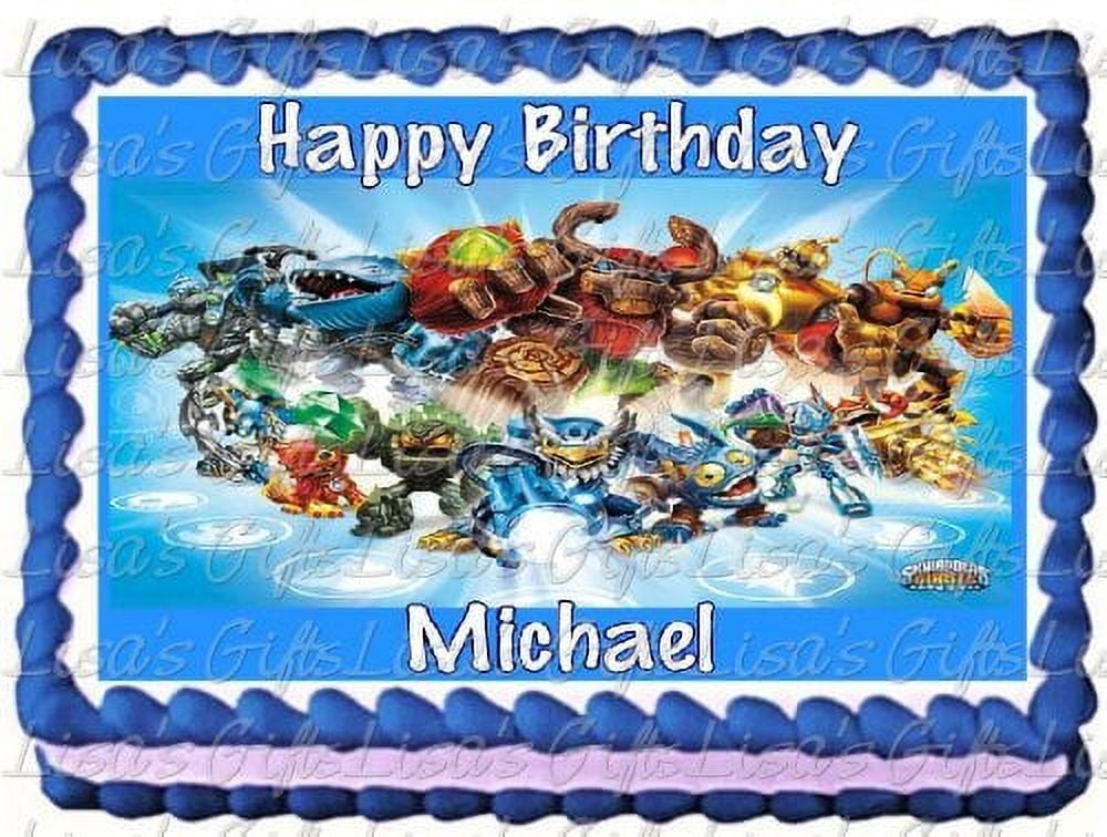 Skylanders Edible Image Cake Topper - 1/4 Sheet - Walmart Business Supplies