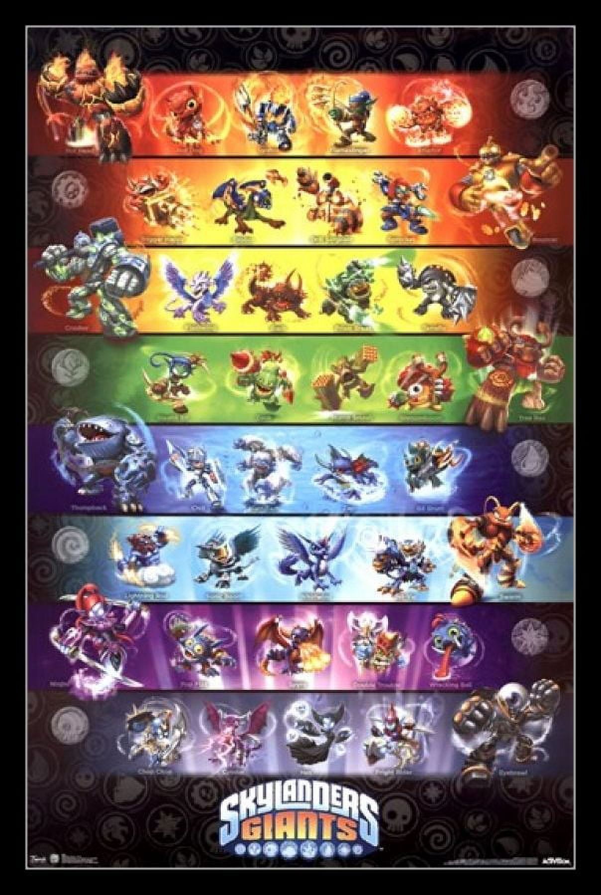 Skylanders Giants - Group Laminated & Framed Poster Print (24 x 36 ...