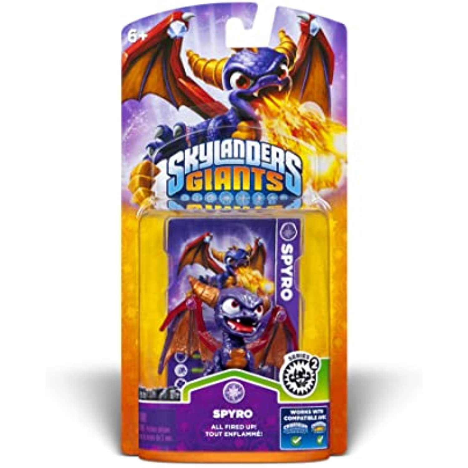 Skylanders Giants: Single Character Pack Core Series 2 Spyro - Walmart.com
