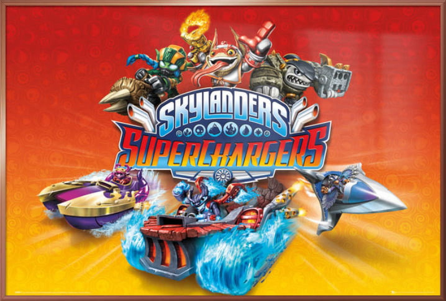 Skylanders Superchargers - Framed TV Show Poster (Characters) (Shiny ...