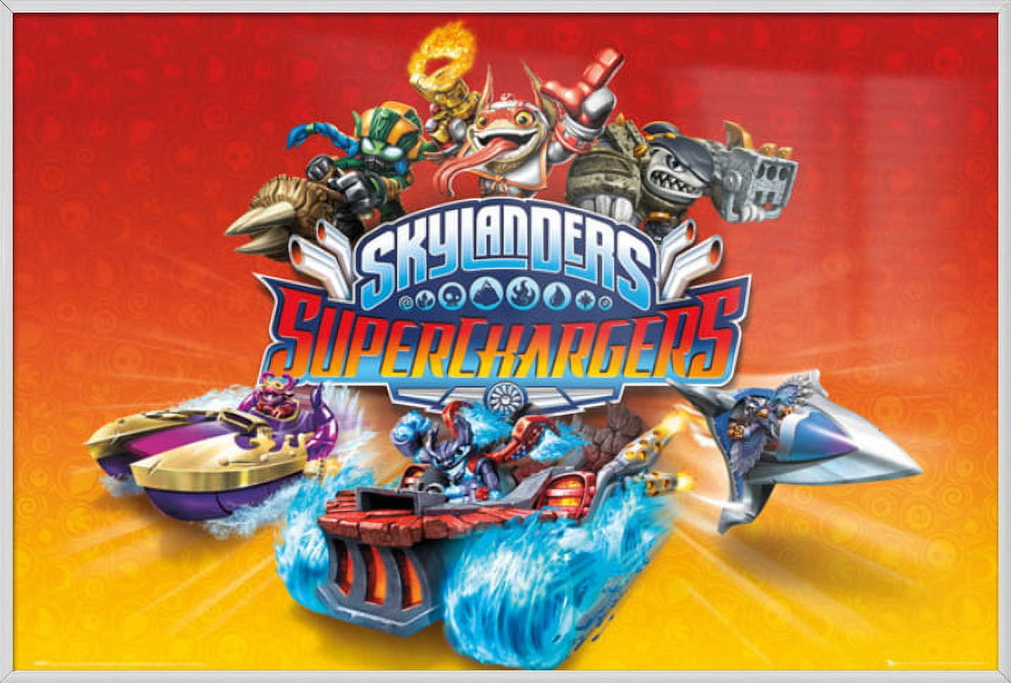 Skylanders Superchargers - Framed TV Show Poster (Characters) (Shiny ...