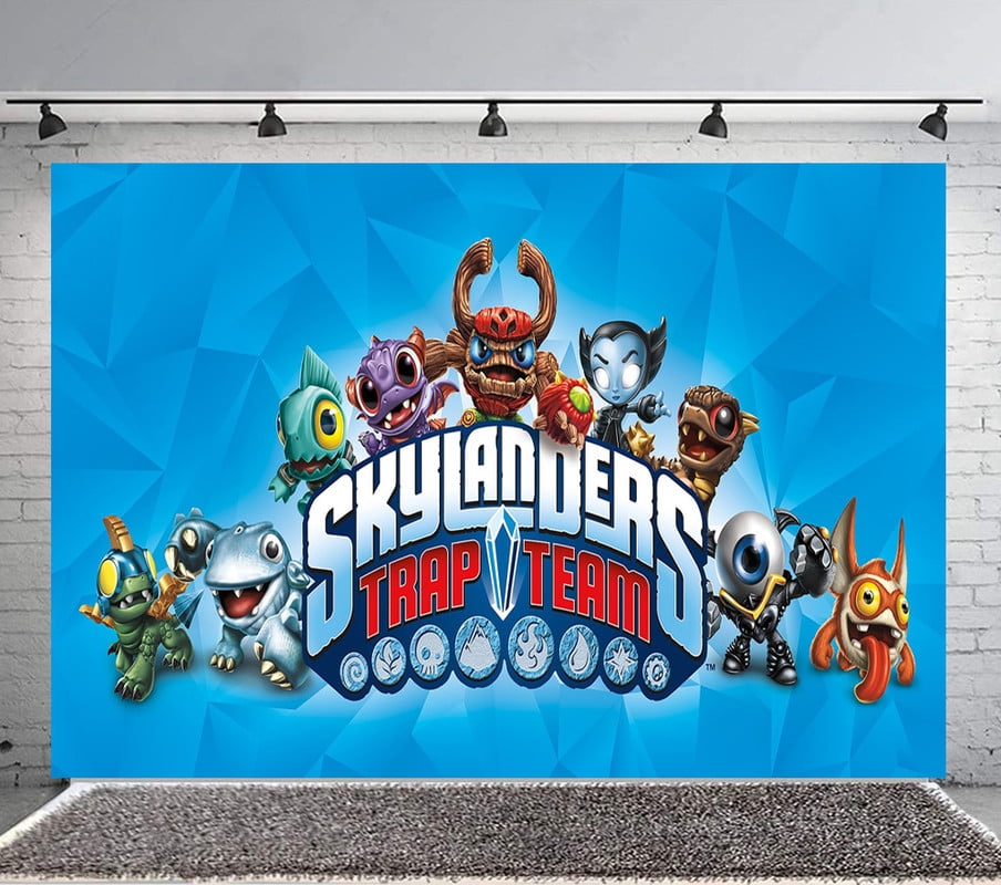 Skylanders Swap Force Backdrop Banner Party Supplies Poster Movie Theme ...