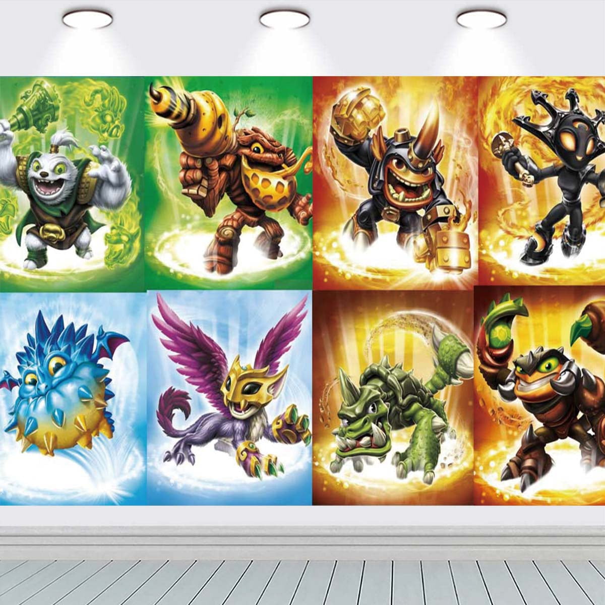 Skylanders Swap Force Backdrop school Taspestry Wall Decor Banner Party ...