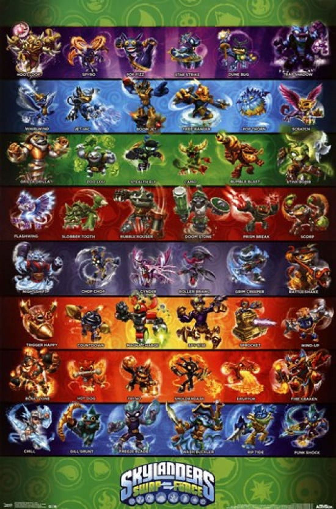 Skylanders Swap Force - Grid Laminated Poster Print (24 x 36) - Walmart.com