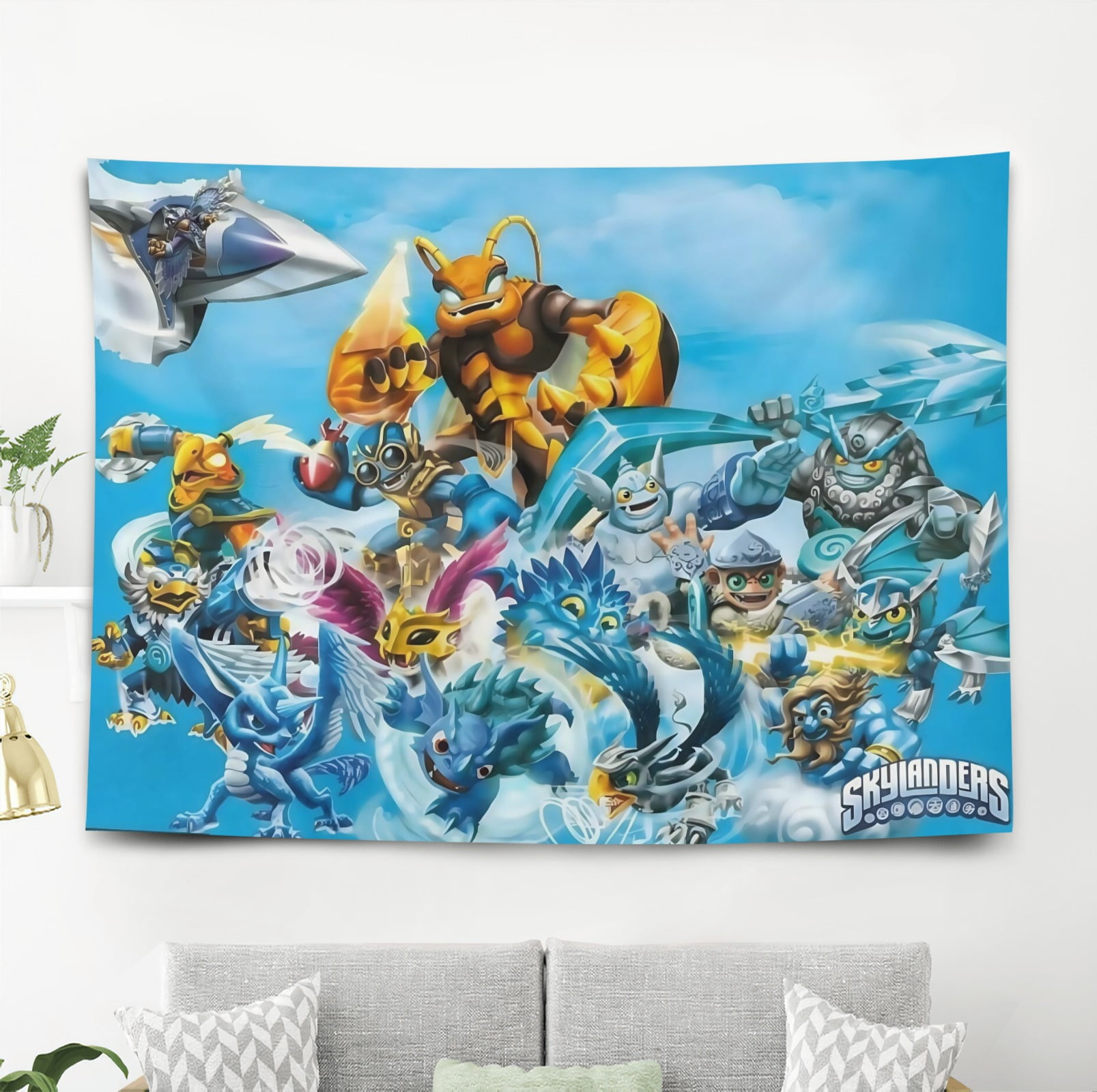 Skylanders Swap Force Tapestry for Teen Girls Bedroom Aesthetic Wall ...
