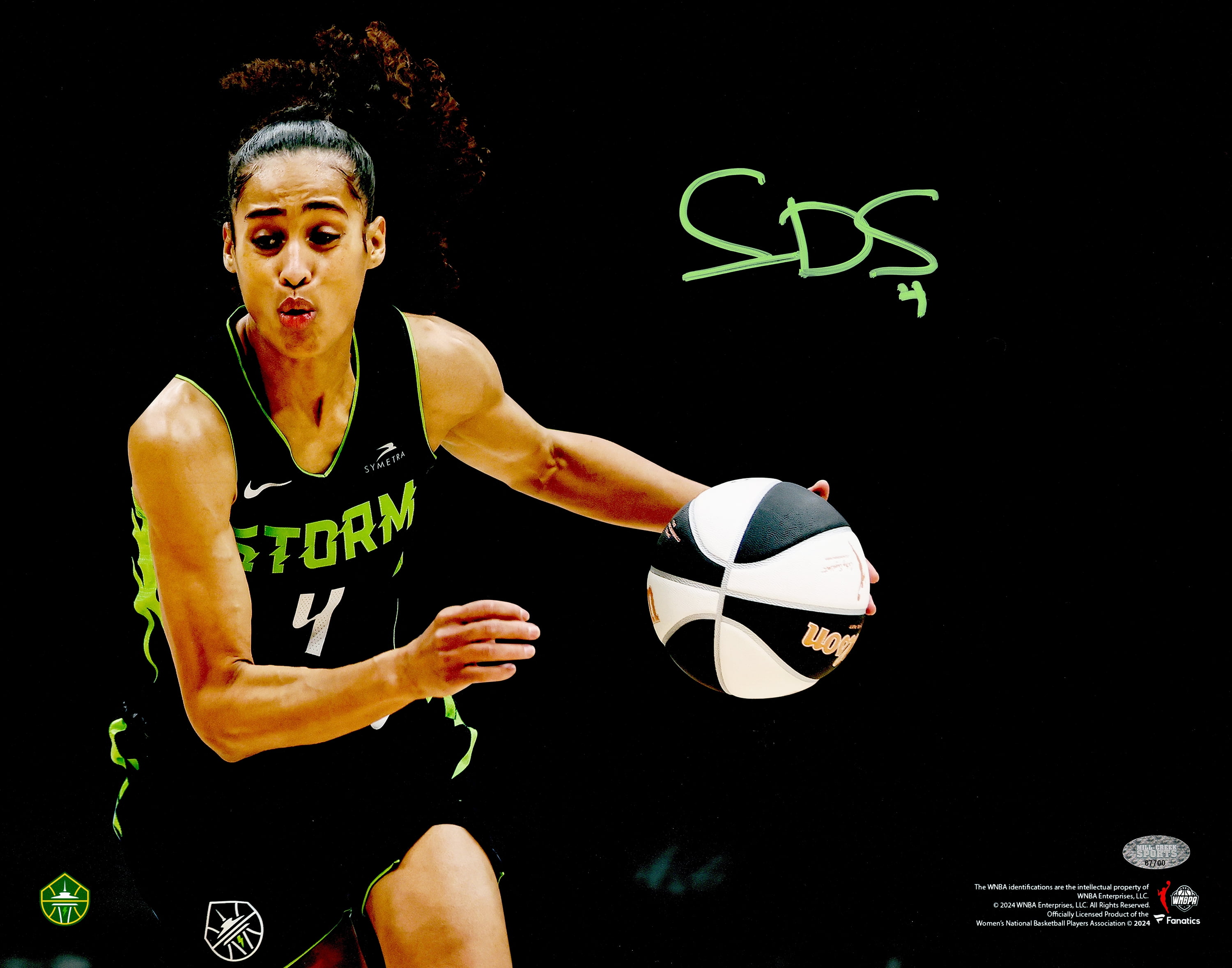 Skylar Diggins-Smith Autographed 11x14 Photo Seattle Storm MCS Holo ...