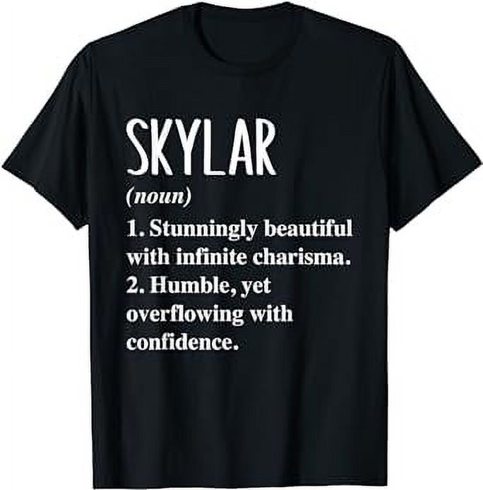 Skylar First Name Definition Personalized Gift Idea T-Shirt - Walmart.com