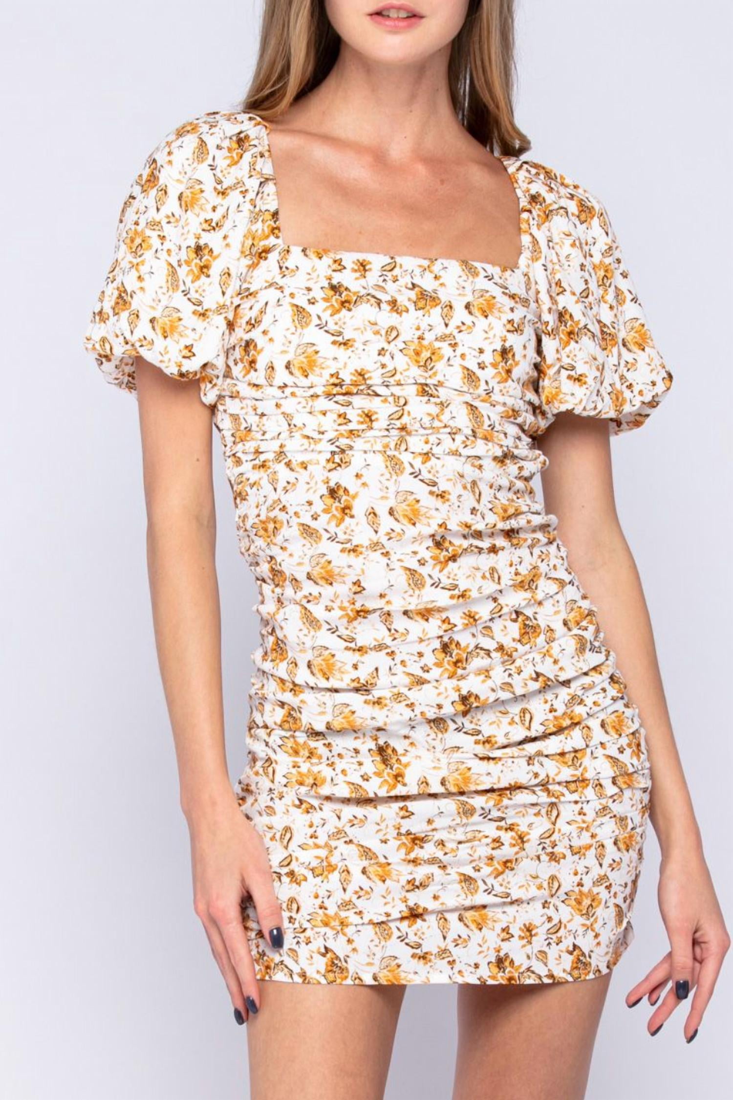 Skylar + Madison White Floral Mini Dress - Walmart.com