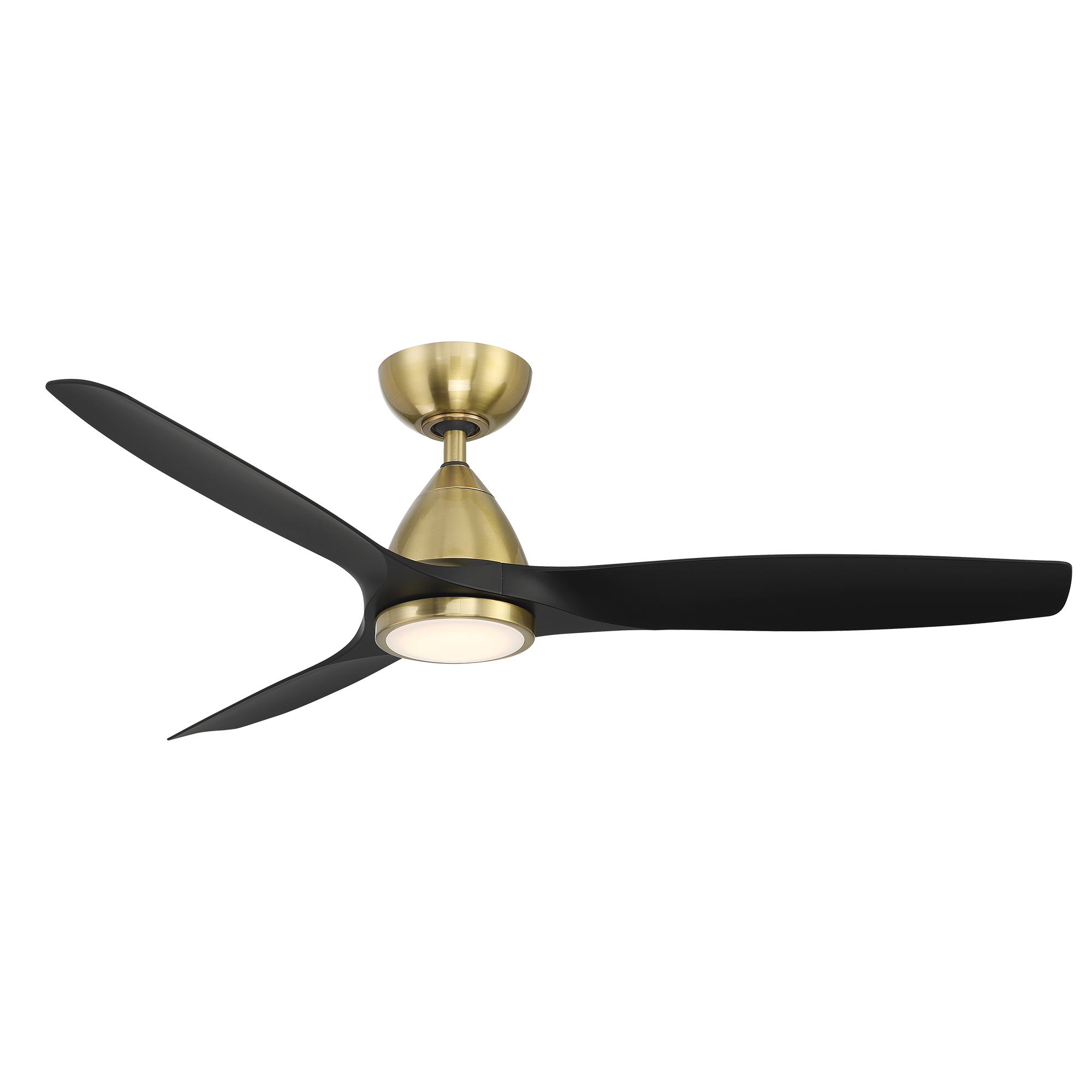Hunter 44 inch Elliston Natural Iron Ceiling Fan with LED Light Kit and ...